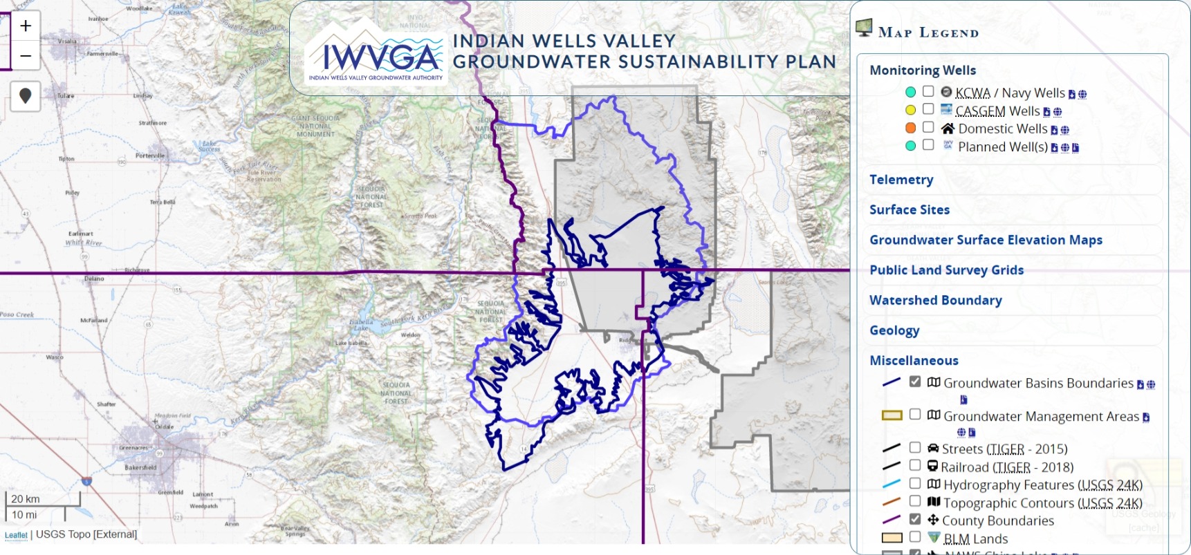 IWVGA Boundaries Map | Roadrunner395.com