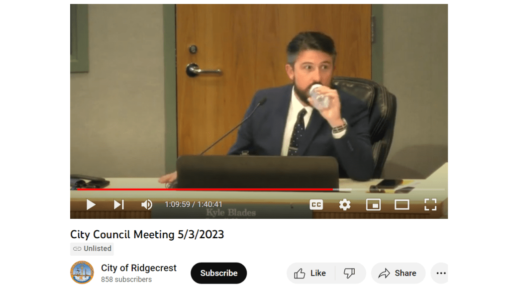 RIDGECREST’S NEW LEADERSHIP TAKES A STAND, City Council Splits in ...